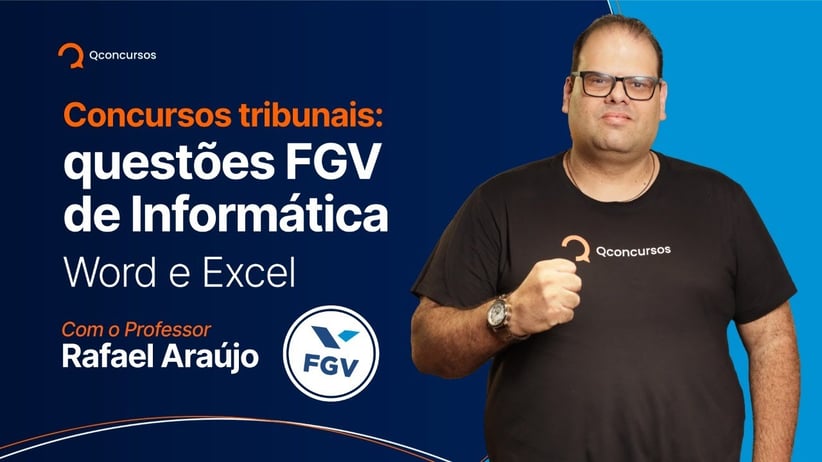 Concursos tribunais: questões FGV de Informática - Word e Excel ...